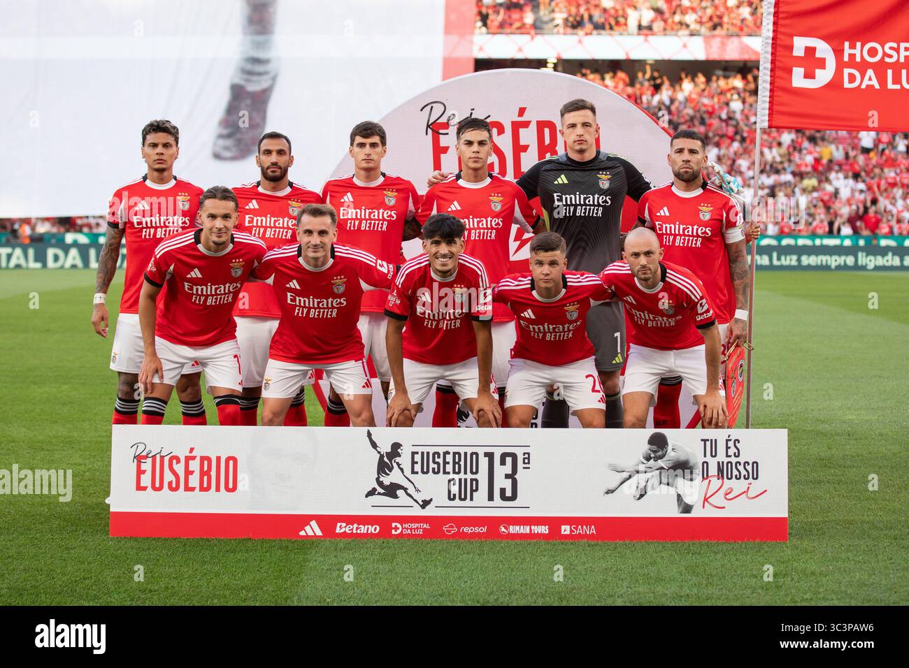Lisbon, Lisbon, Portugal. 26th July, 2025. Benfica players pose for a ...
