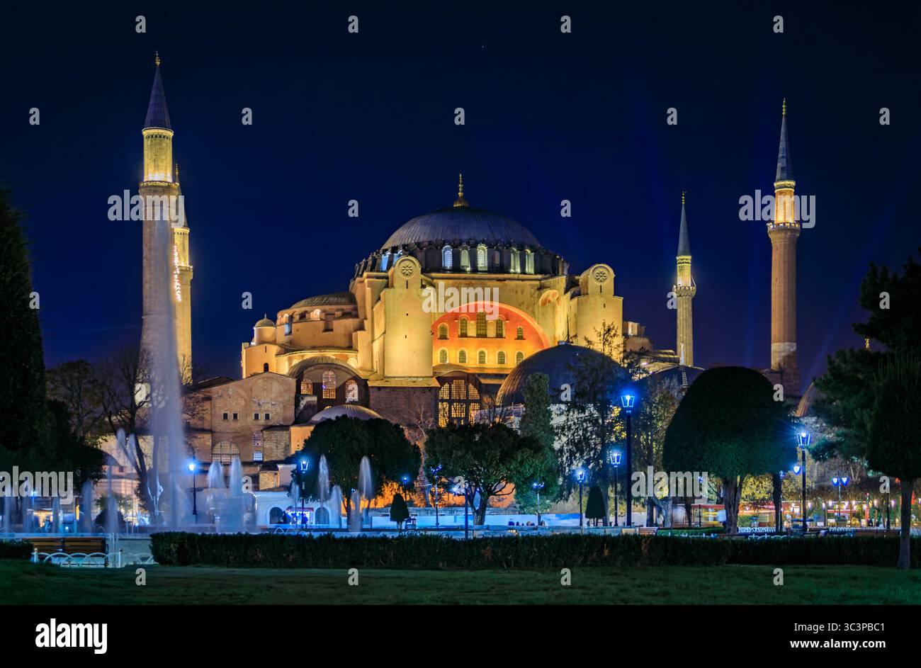 Hagia Sophia Grand Mosque, former Byzantine church, major cultural and ...