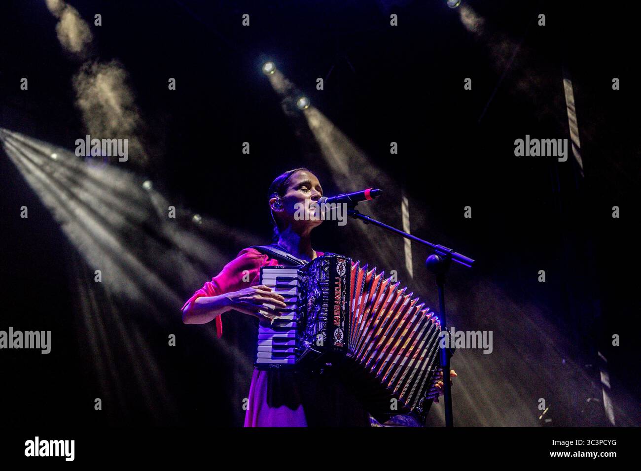 Singer Julieta Venegas during her concert at the Centro Cultural Conde ...