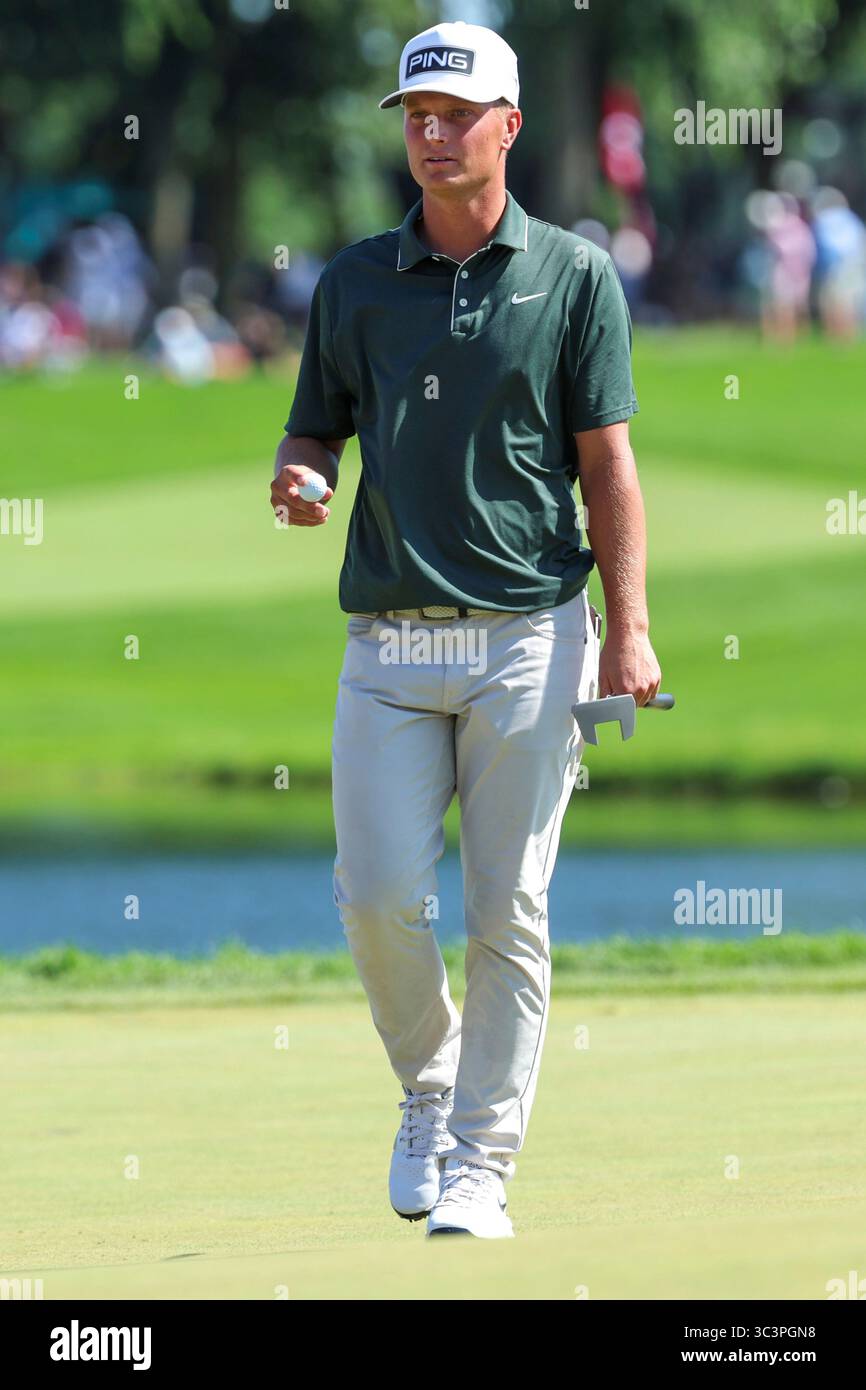 July 26th, 2025: William Mouw of the United States looks on after ...