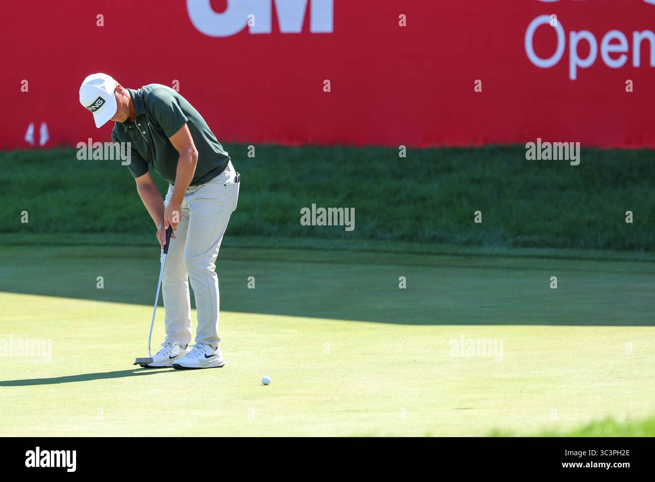 July 26th, 2025: William Mouw of the United States putts on the ...