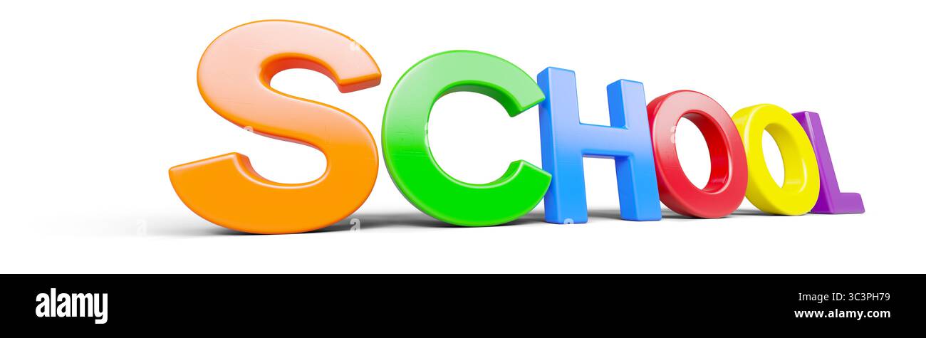 Plastic Magnetic Letters In Perspective With Drop Shadow Spelling The ...