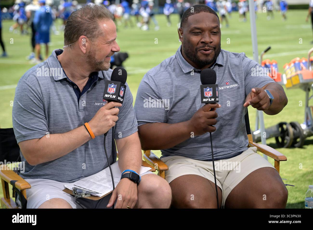 NLF Network talent Chris Rose, left, and Maurice Jones-Drew, right ...