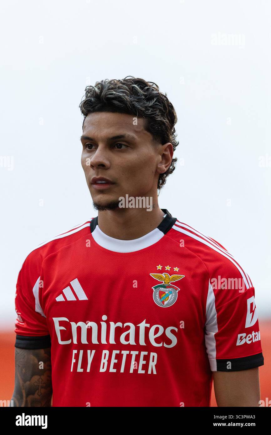 July 26, 2025. Lisbon, Portugal. Benfica midfielder from Colombia ...