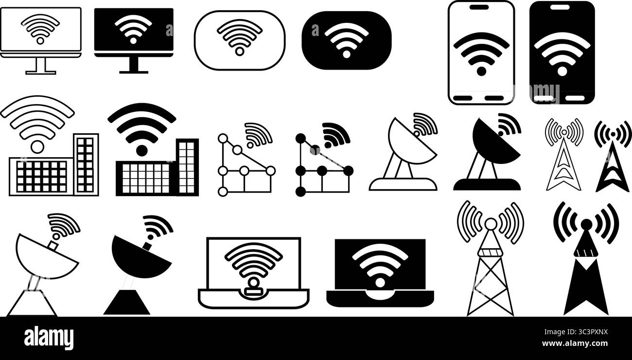 Digital device connectivity Stock Vector Images - Alamy