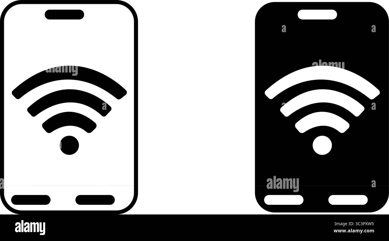 Displaying social media icons Stock Vector Images - Alamy