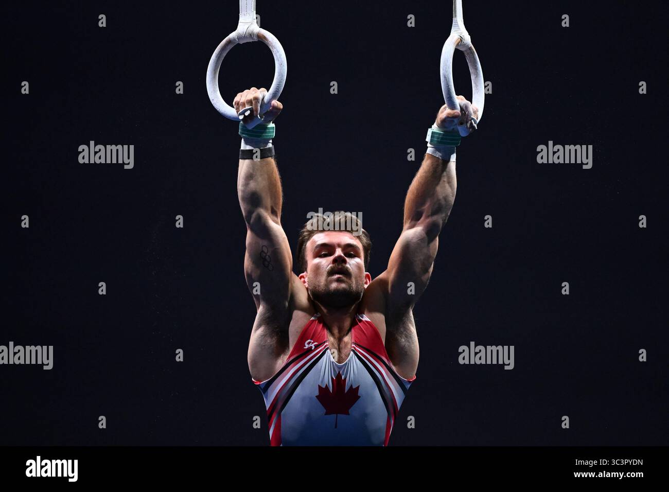 (250727) -- ESSEN, July 27, 2025 (Xinhua) -- William Emard of Canada ...