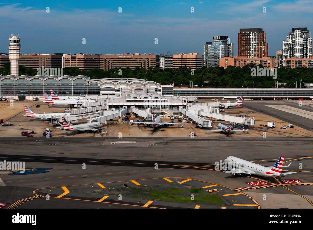 Arlington, United States. 26th July, 2025. American Airlines planes are ...