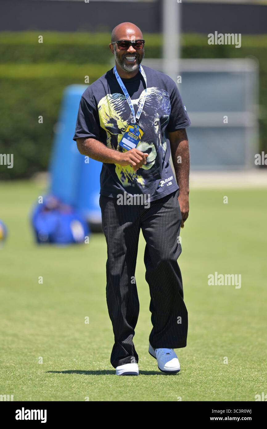 Former Los Angeles Rams wide receiver Torry Holt attends NFL football ...