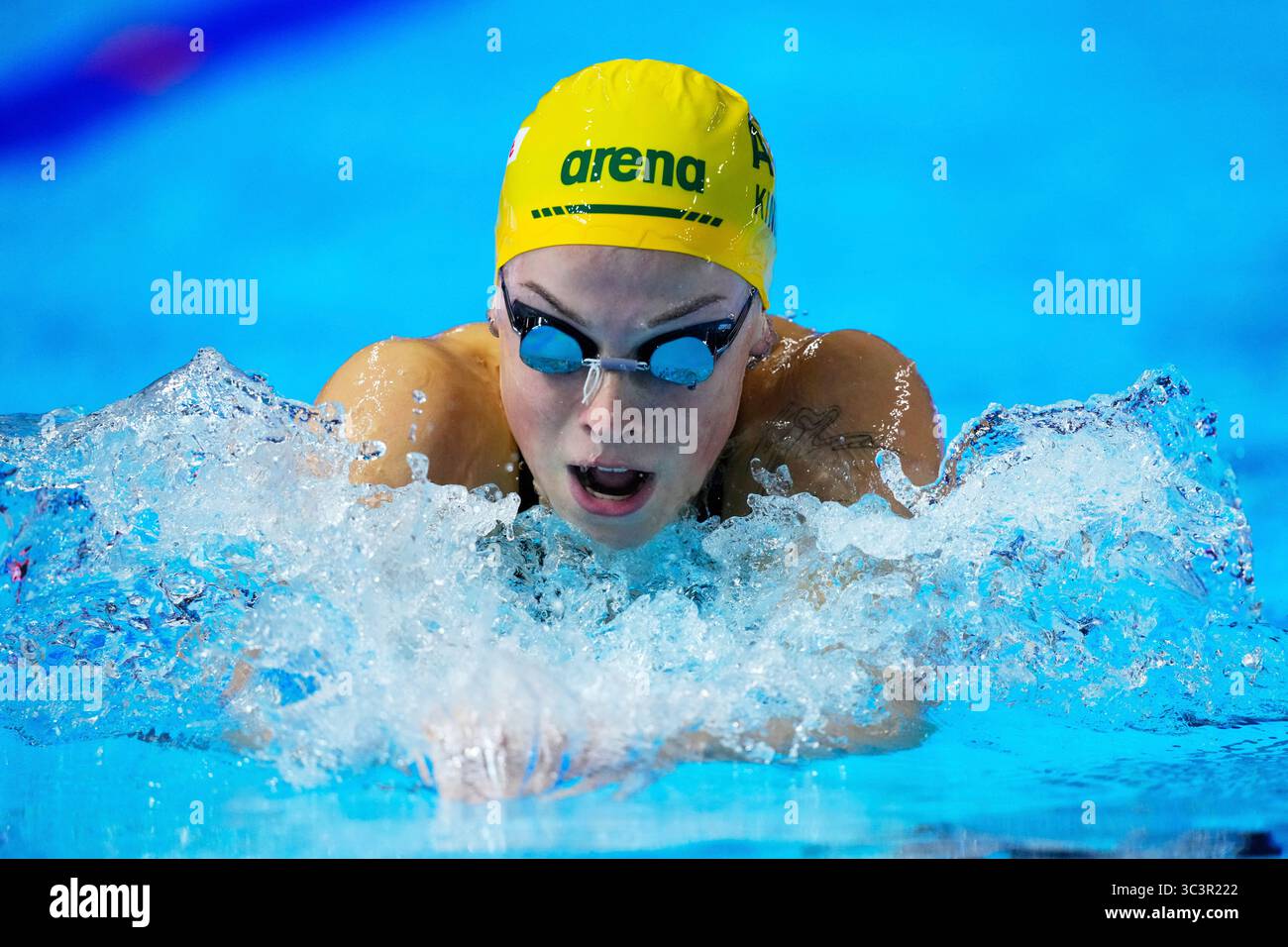 Lea Polonsky of Israel competes in the women's 200-meter individual ...