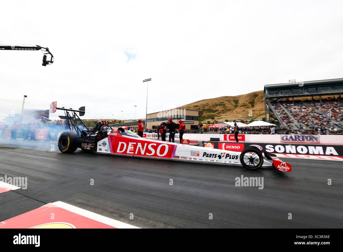 SONOMA, CA - JULY 26: Clay Millican (51 TF) Parts Plus NHRA Top Fuel ...