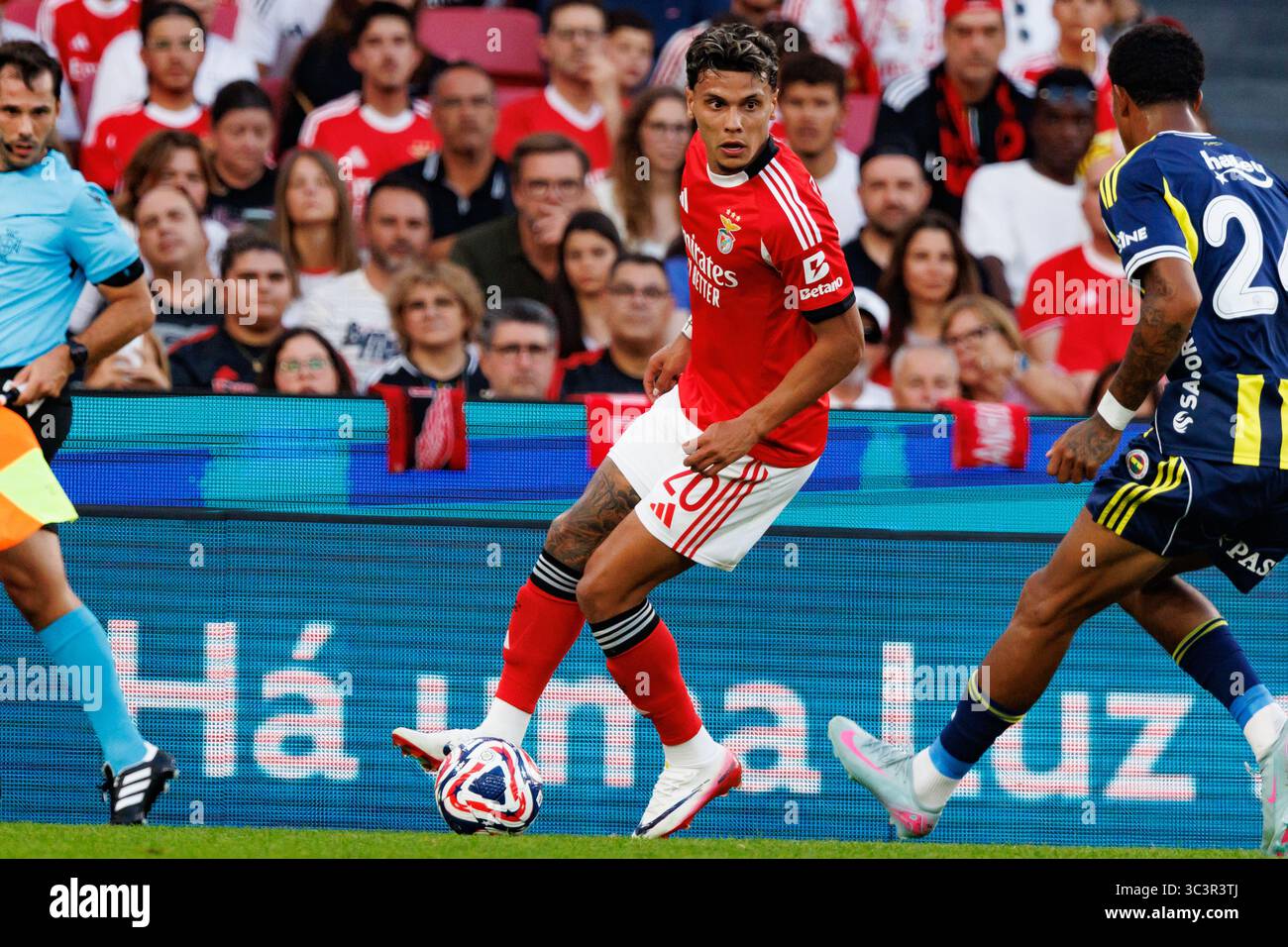 Richard Rios seen during Eusebio Cup game between SL Benfica and ...