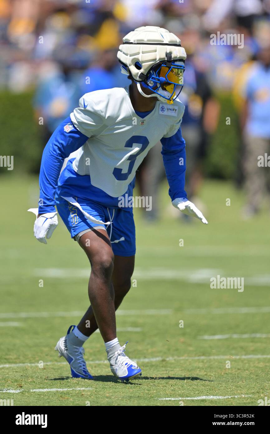 Los Angeles Rams safety Kamren Curl during NFL football practice ...