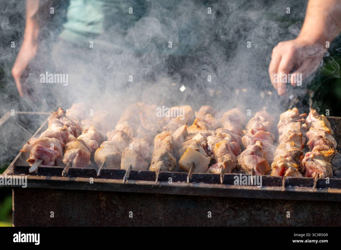 Traditional georgian mtsvadi grill hi-res stock photography and images ...
