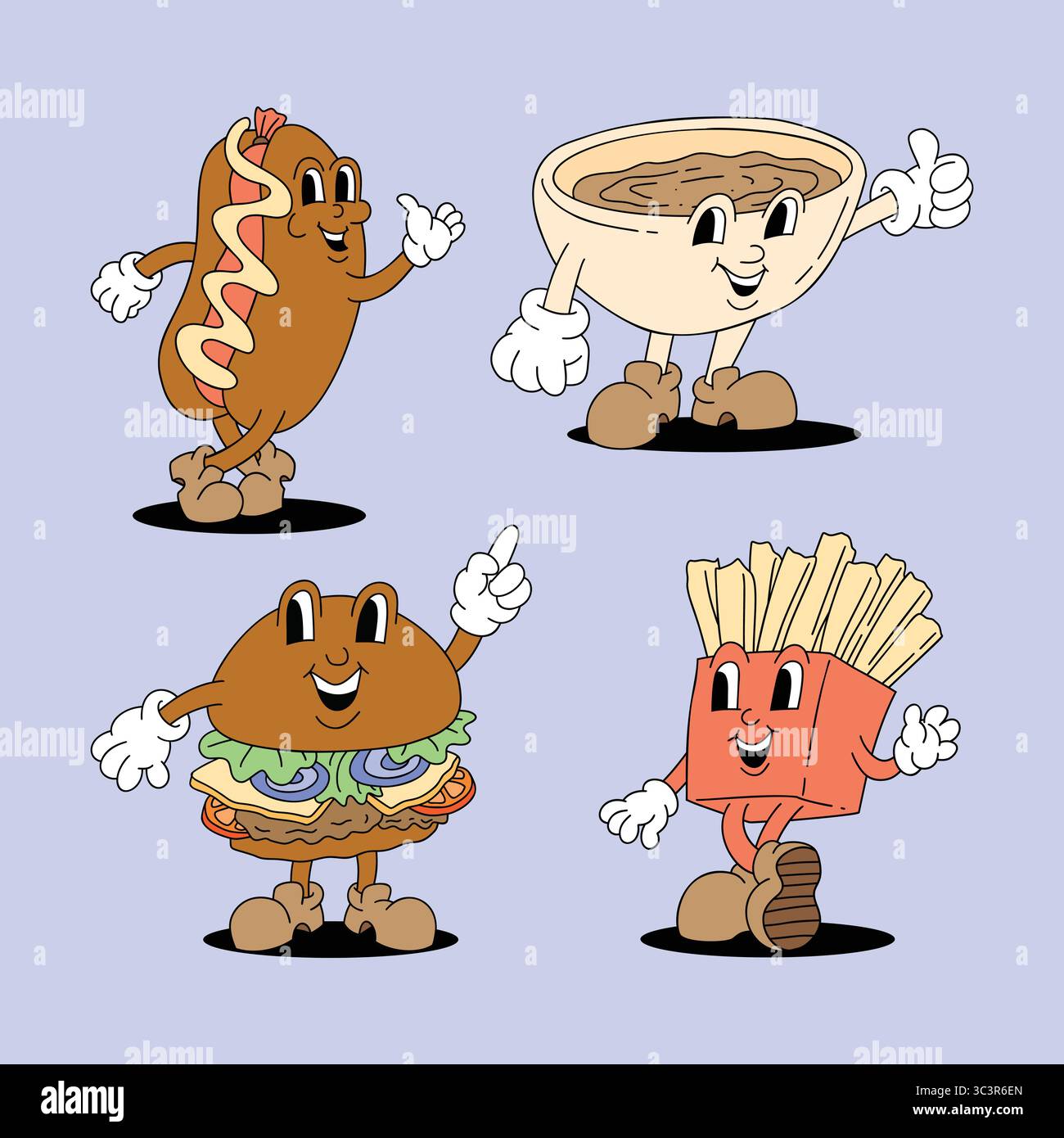 Food stock design. Food design pack illustration Stock Vector Image ...