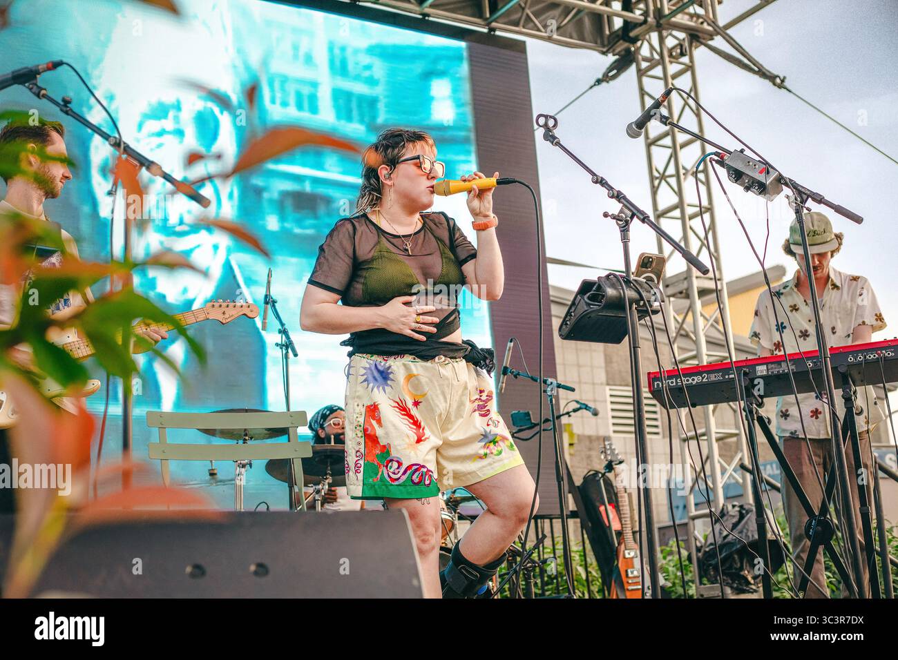 Taylor Kelly performing at the Summer Sounds Concert at Spruce Street ...