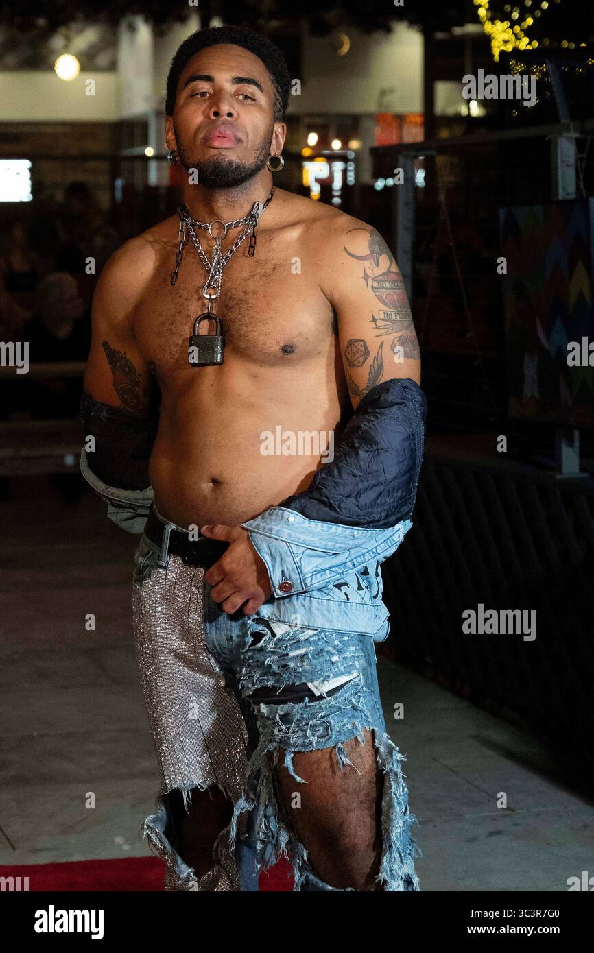 July 26, 2025: Runway Model in action at the On + Off Fashion Show at ...