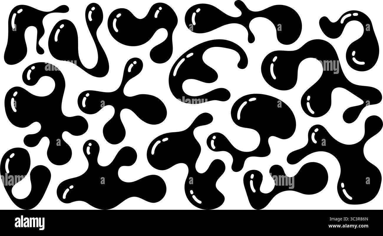 Irregular perfect Black and White Stock Photos & Images - Alamy