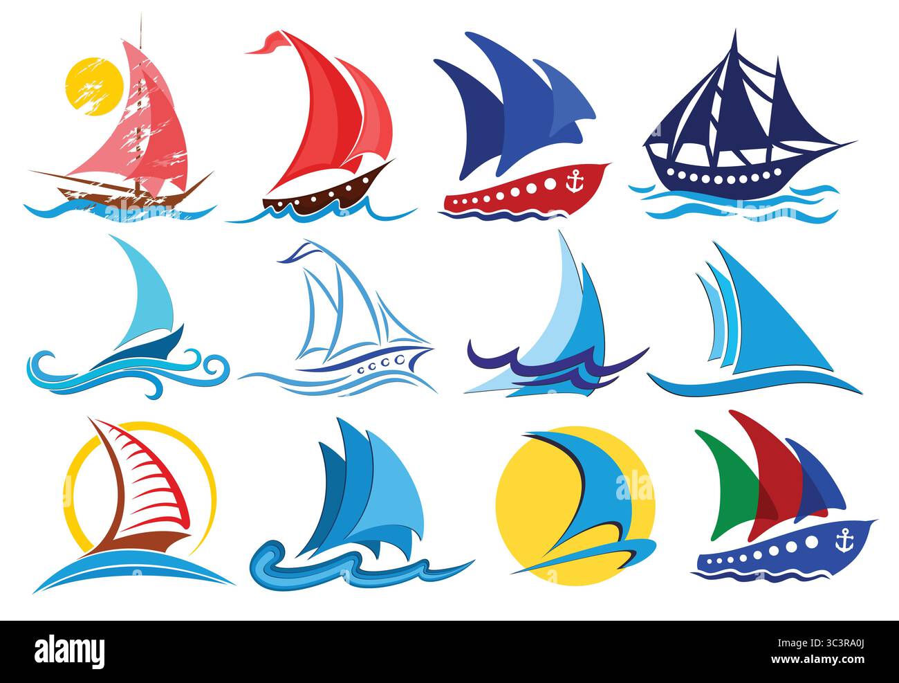 Sailing ship vessels mast Cut Out Stock Images & Pictures - Alamy