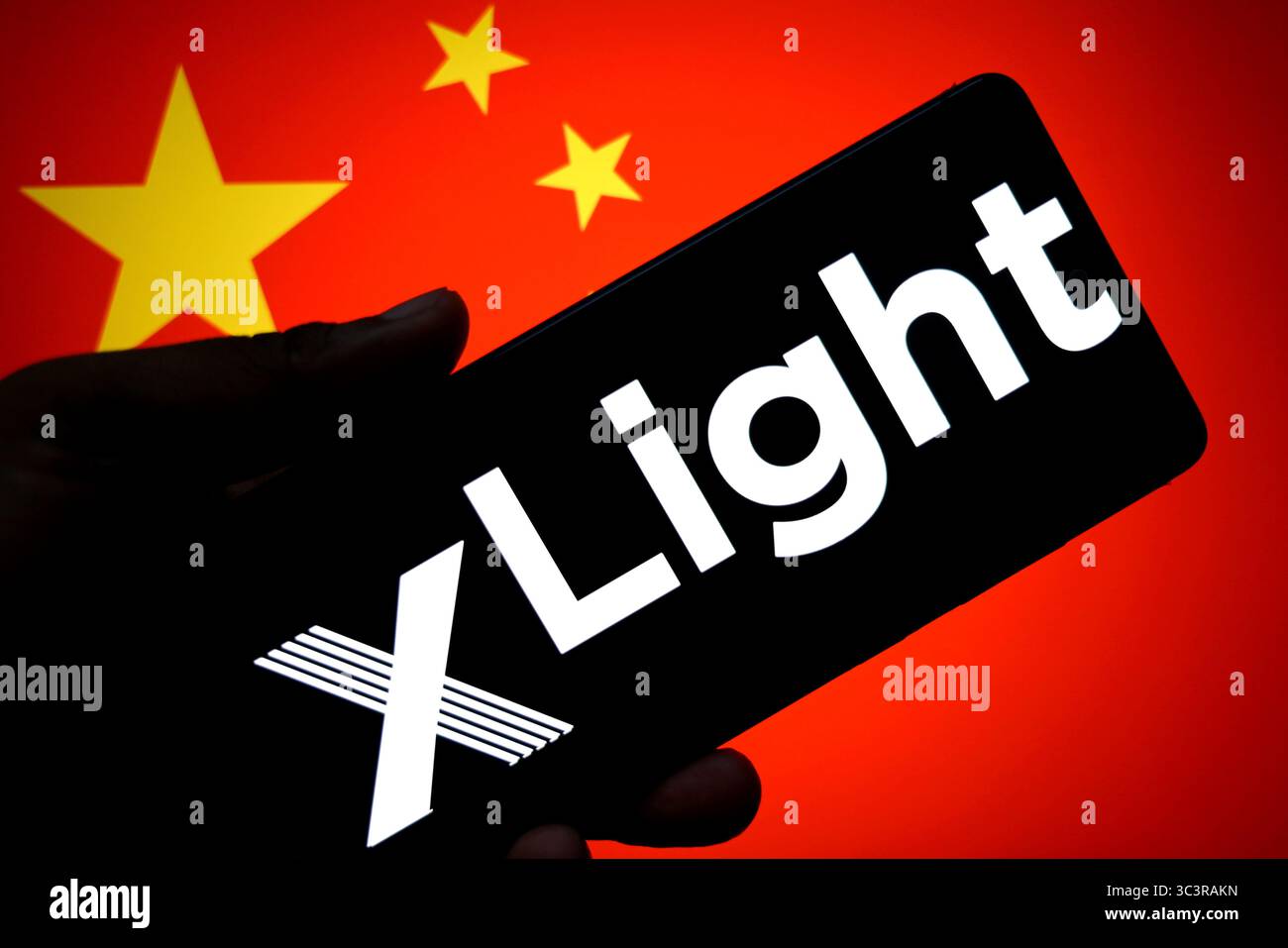 India. 25th July, 2025. In this photo illustration, a Xlight inc.logo ...