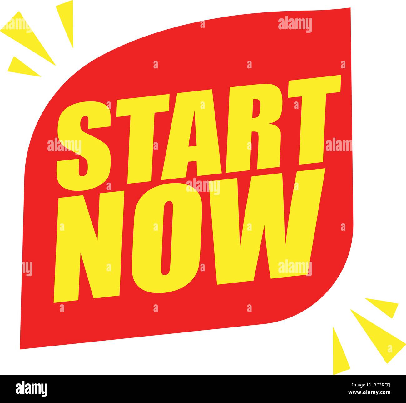 Start Now Label Sticker – Vector Tag for Call to Action, Motivation ...