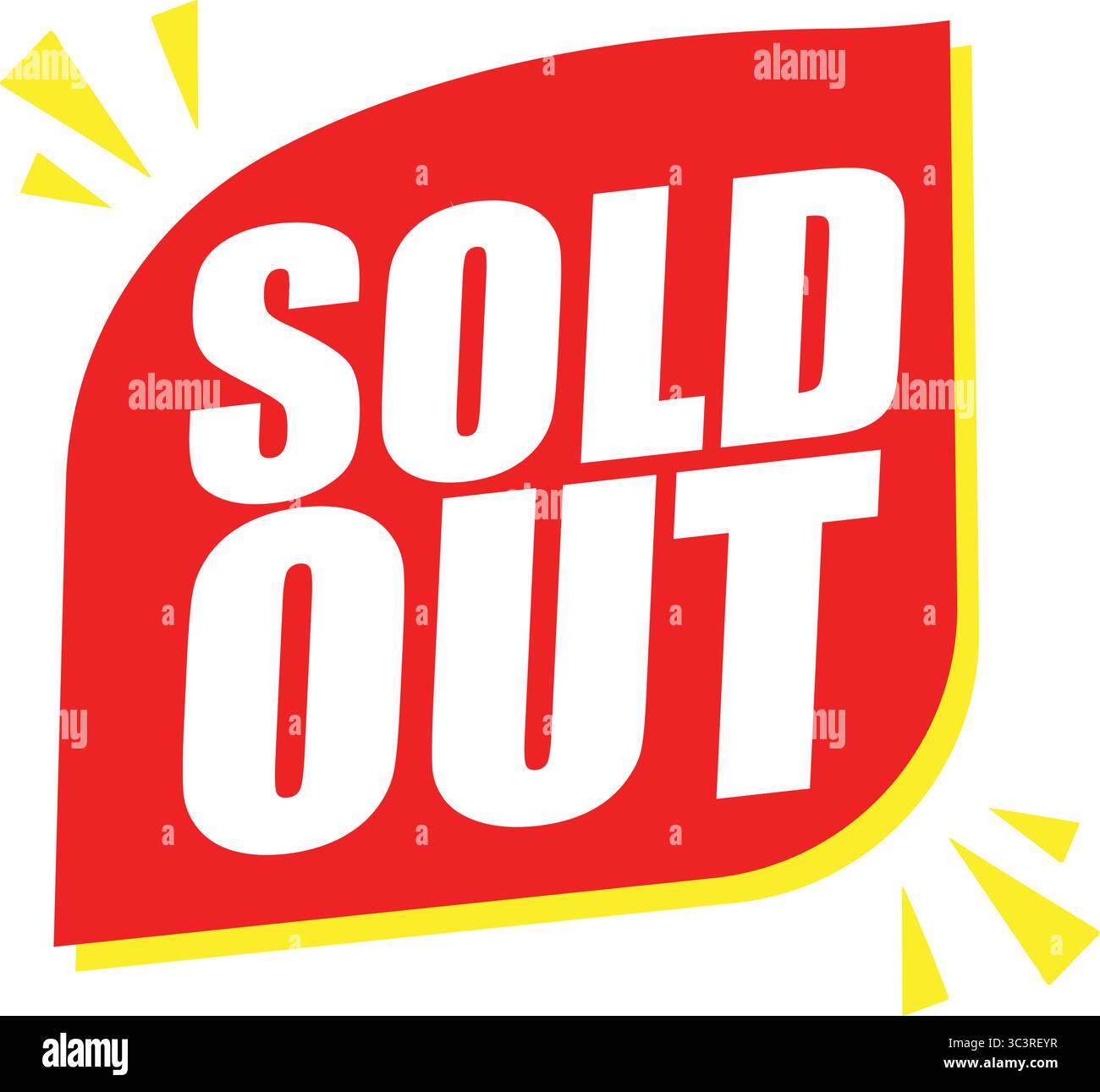Sold Out Tag Label – Product Unavailable Vector Design for Inventory ...