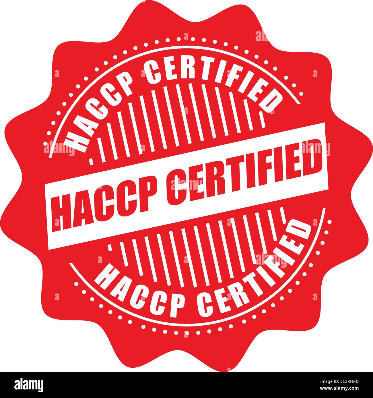 HACCP Certified Stamp – Food Safety Compliance Vector Badge for ...