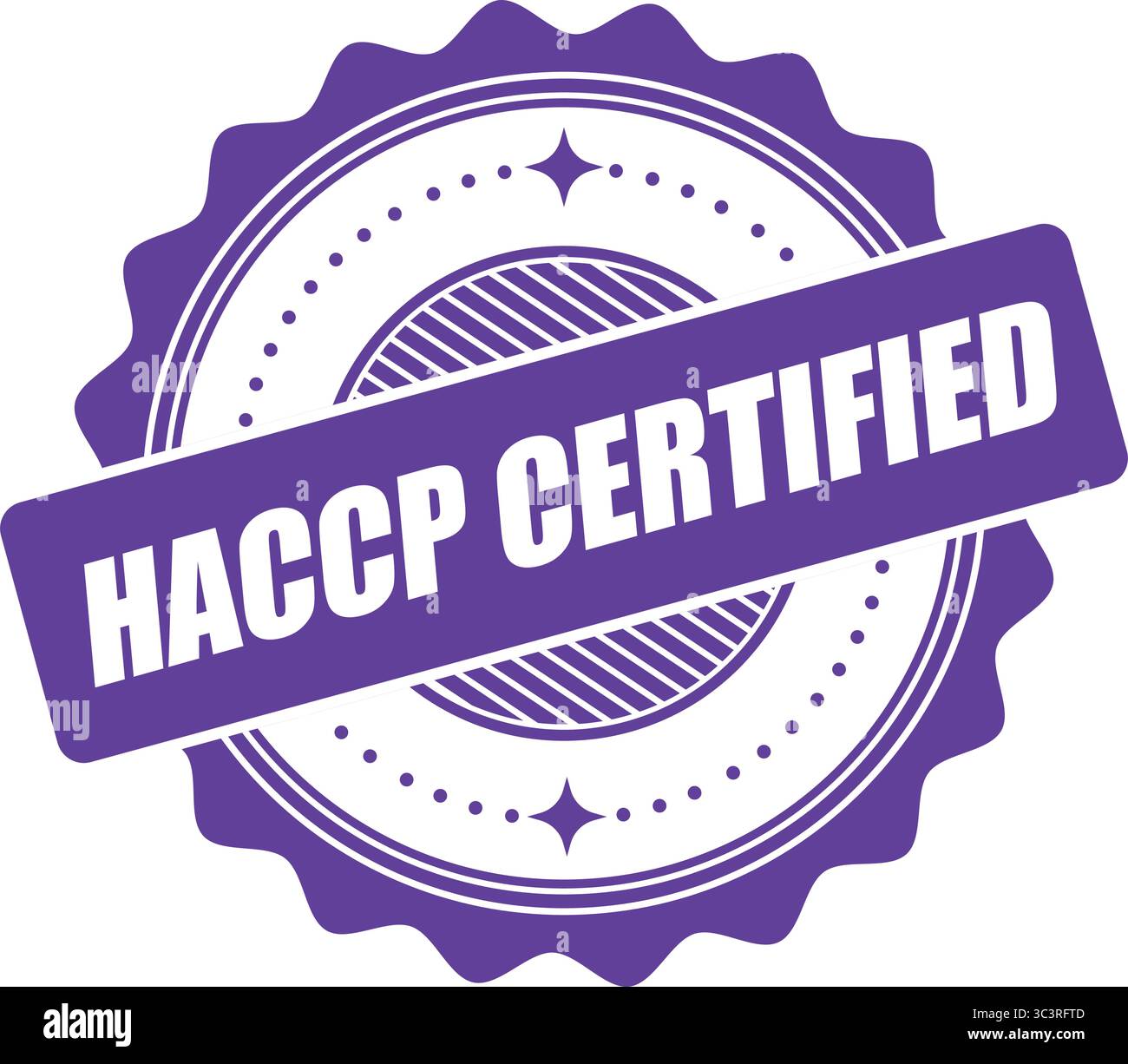 HACCP Certified Stamp – Food Safety Compliance Vector Badge for ...