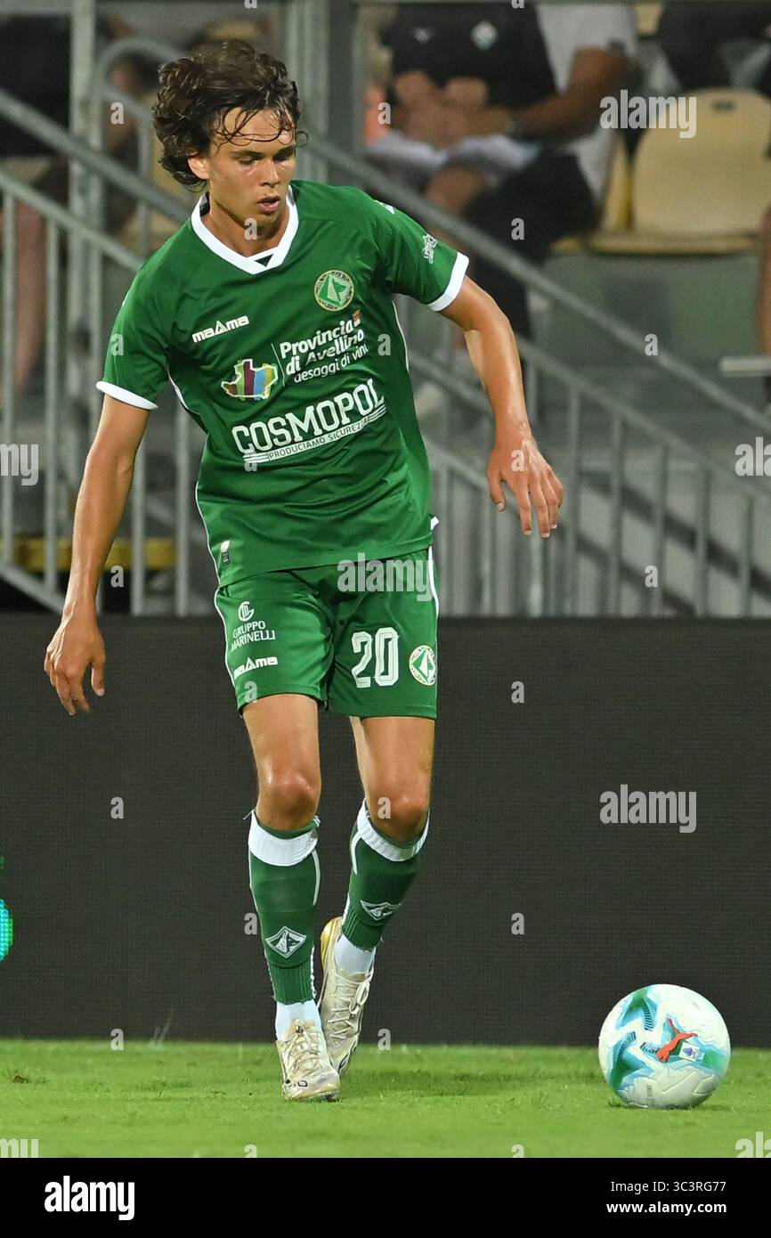 Frosinone, Lazio. 26th July, 2025. Martin Palumbo of Avellino during ...