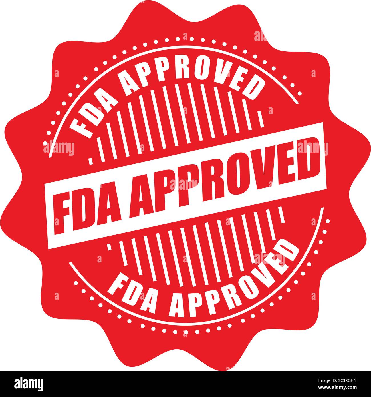 FDA Approved Stamp Label – Official Approval Seal Vector Design for ...