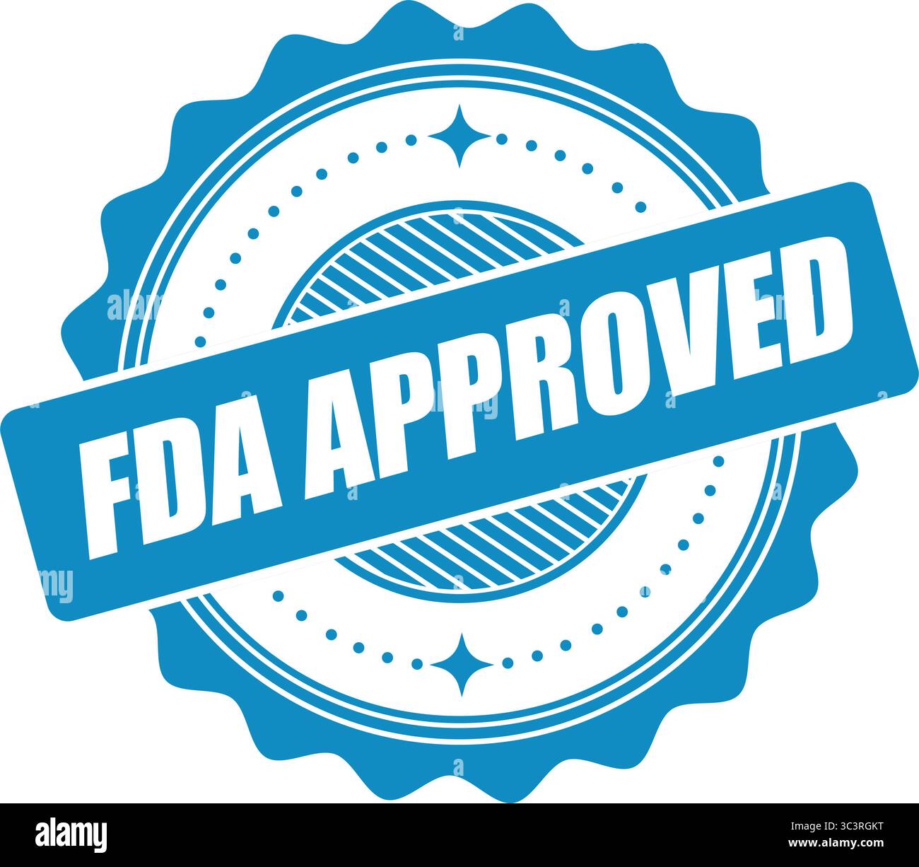 FDA Approved Stamp Label – Official Approval Seal Vector Design for ...