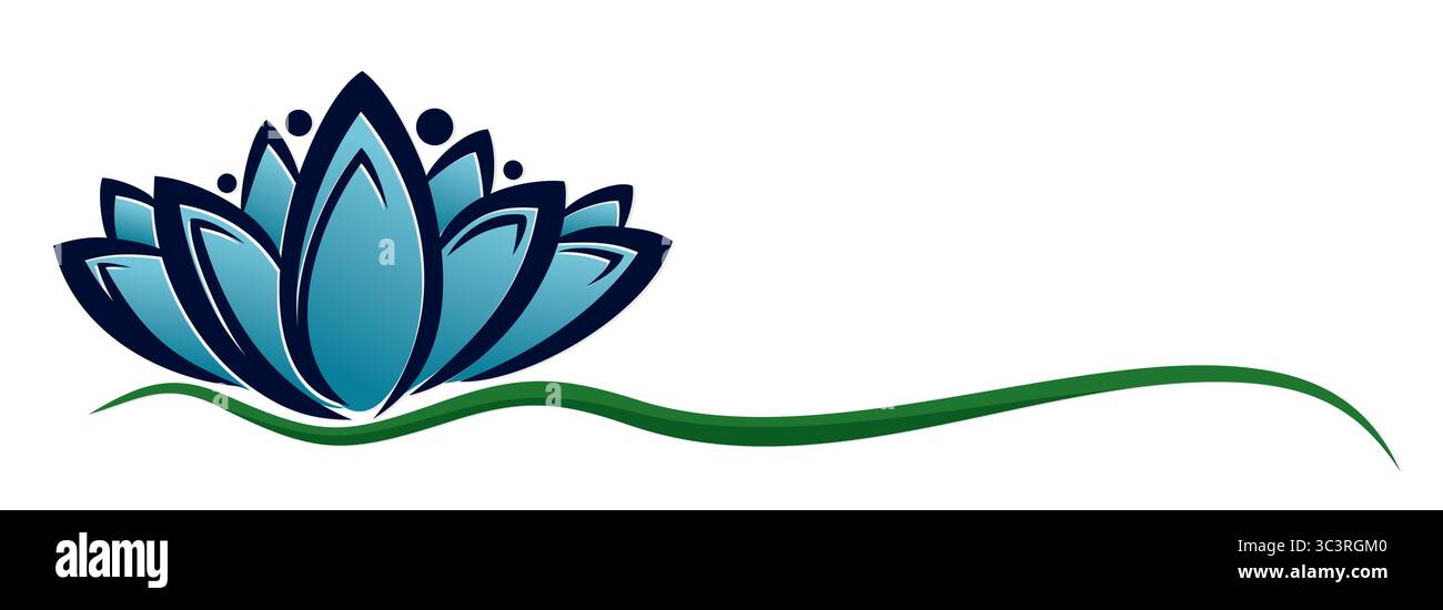 The logo of a stylized flower Stock Vector Image & Art - Alamy