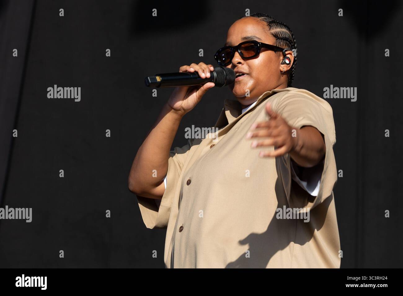Fredrikstad, Norway. 26th, July 2025. The Norwegian rapper Musti ...