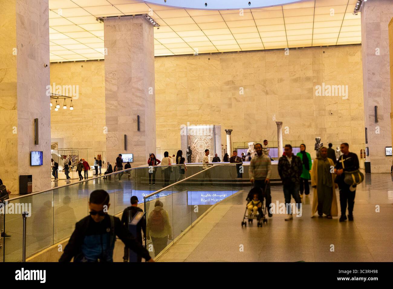Egypt, National Museum of Egyptian Civilization : The Main building ...