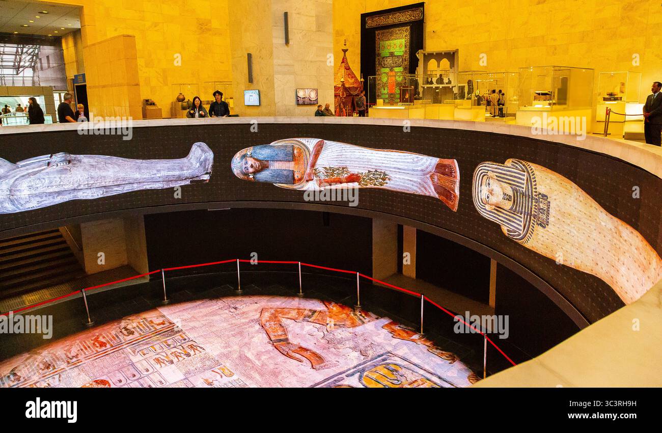 Egypt, Cairo, the National Museum of Egyptian Civilization : Animation ...