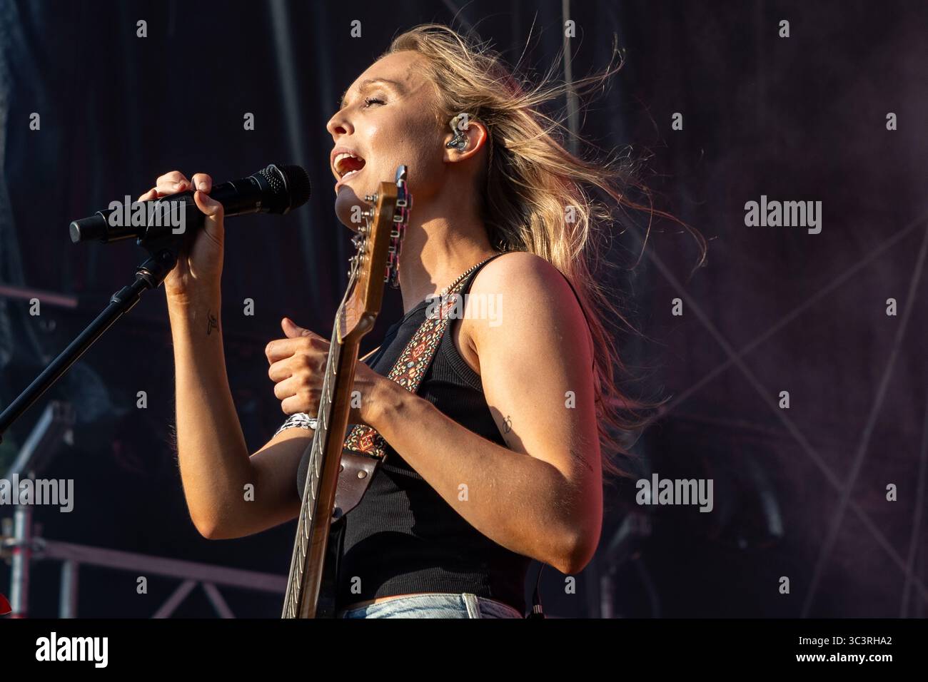 Fredrikstad, Norway. 26th, July 2025. The Norwegian singer and ...
