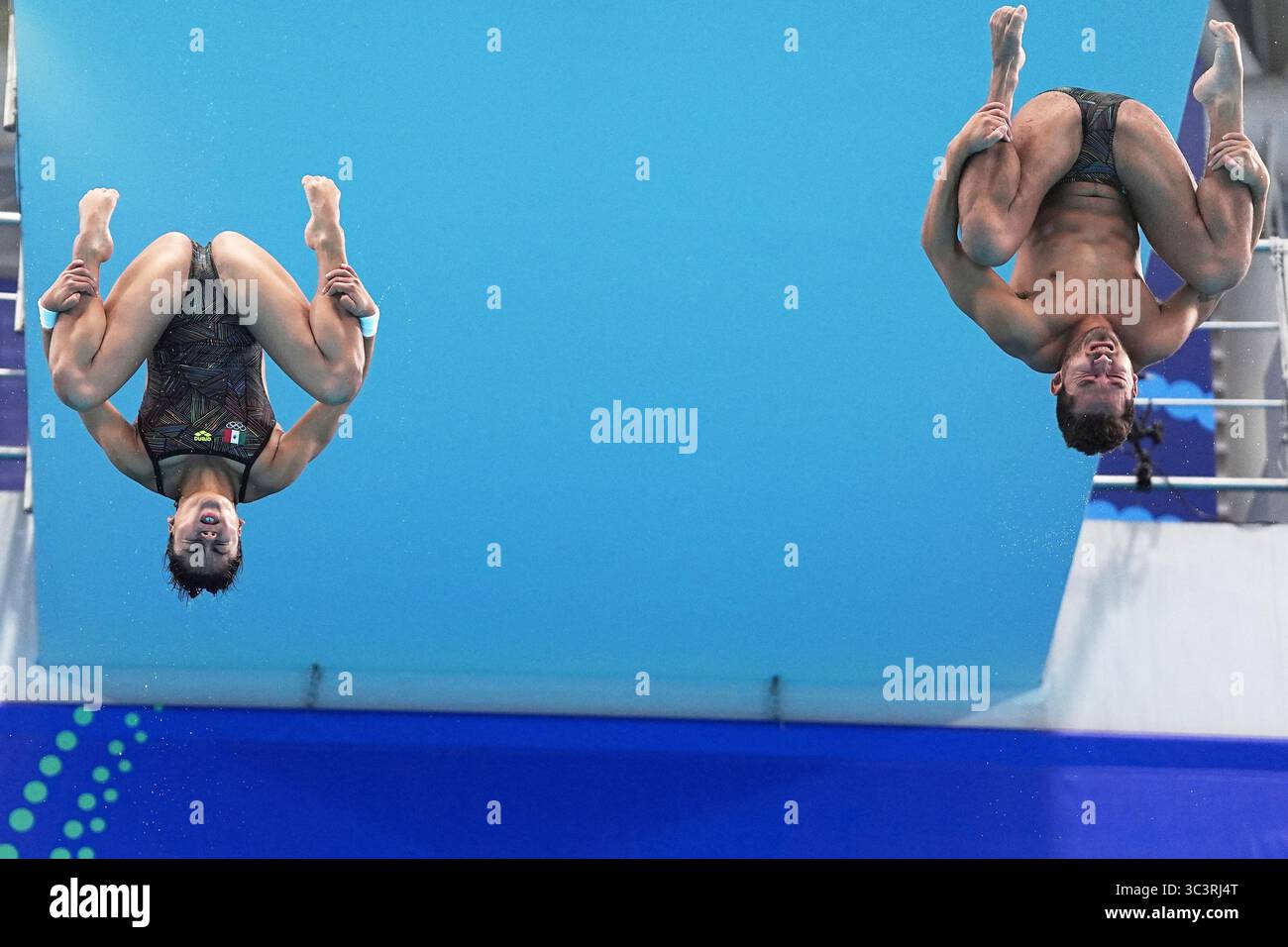 Alejandra Estudillo Torres and Kevin Berlin Reyes of Mexico compete in ...