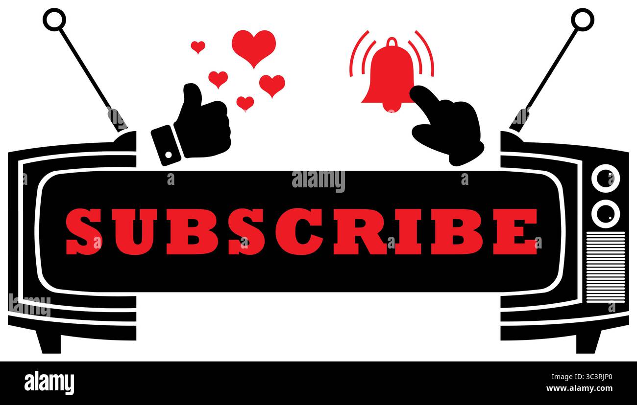 Subscriber logo hi-res stock photography and images - Alamy