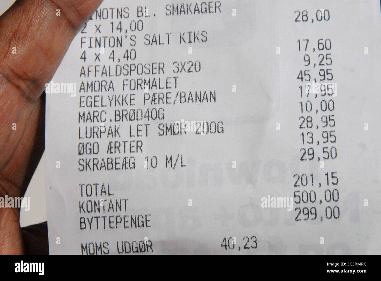 Copenhagen/ DenmarK/27 JULY 2025/ food price in denmark and grocery ...