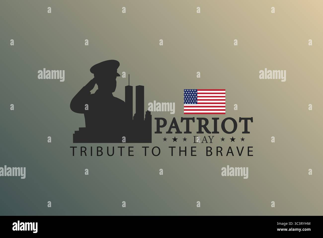 Silhouette american soldier remembering fallen hi-res stock photography ...