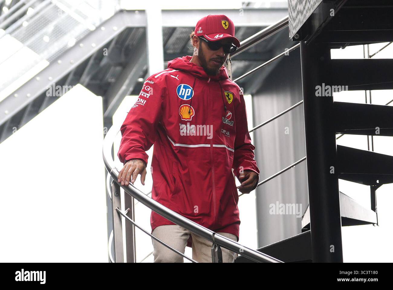 Ferrari's Lewis Hamilton at Circuit de Spa-Francorchamps, Stavelot ...