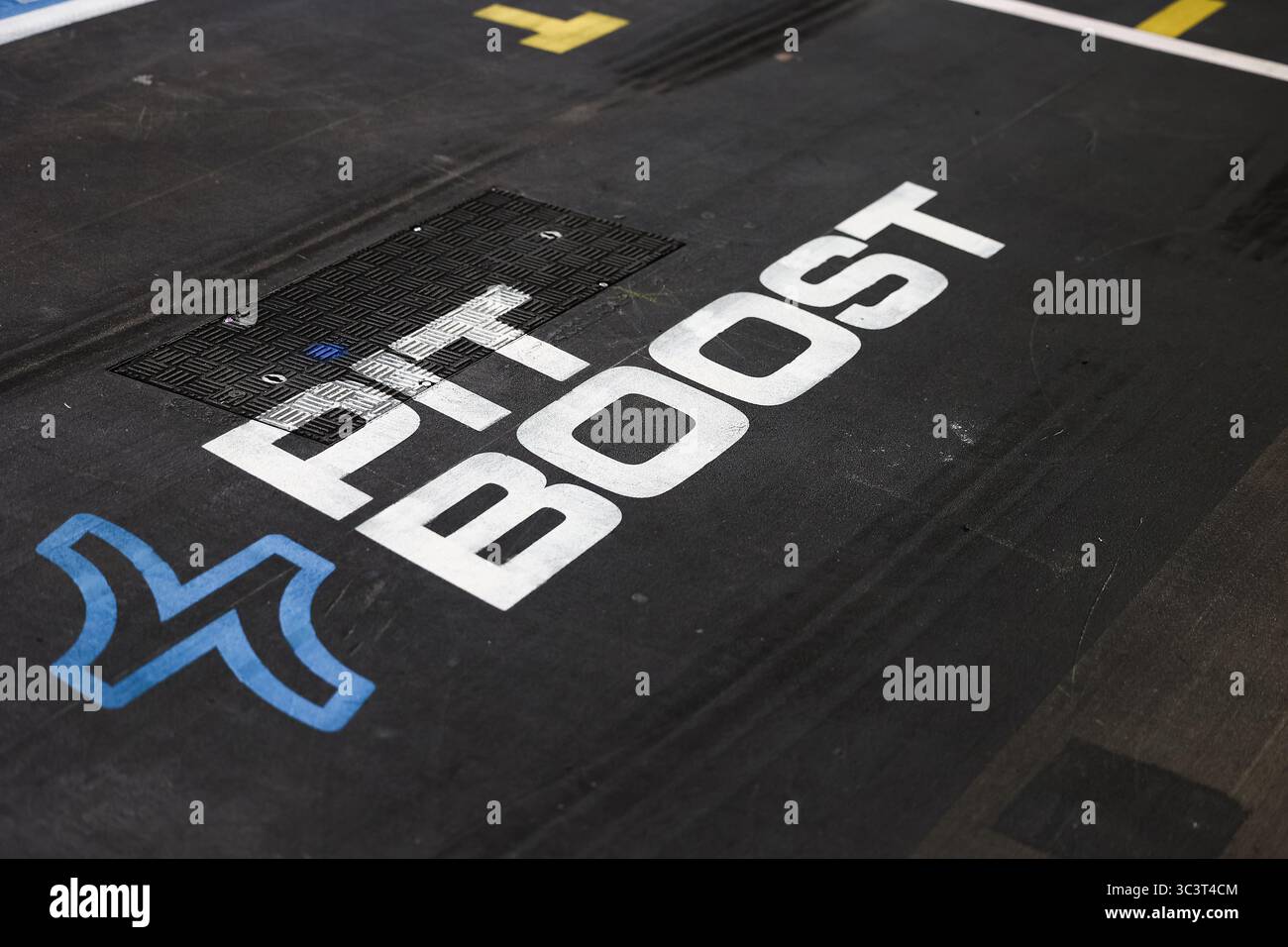 Pit boost illustration during the London ePrix, 15th and 16th round of ...