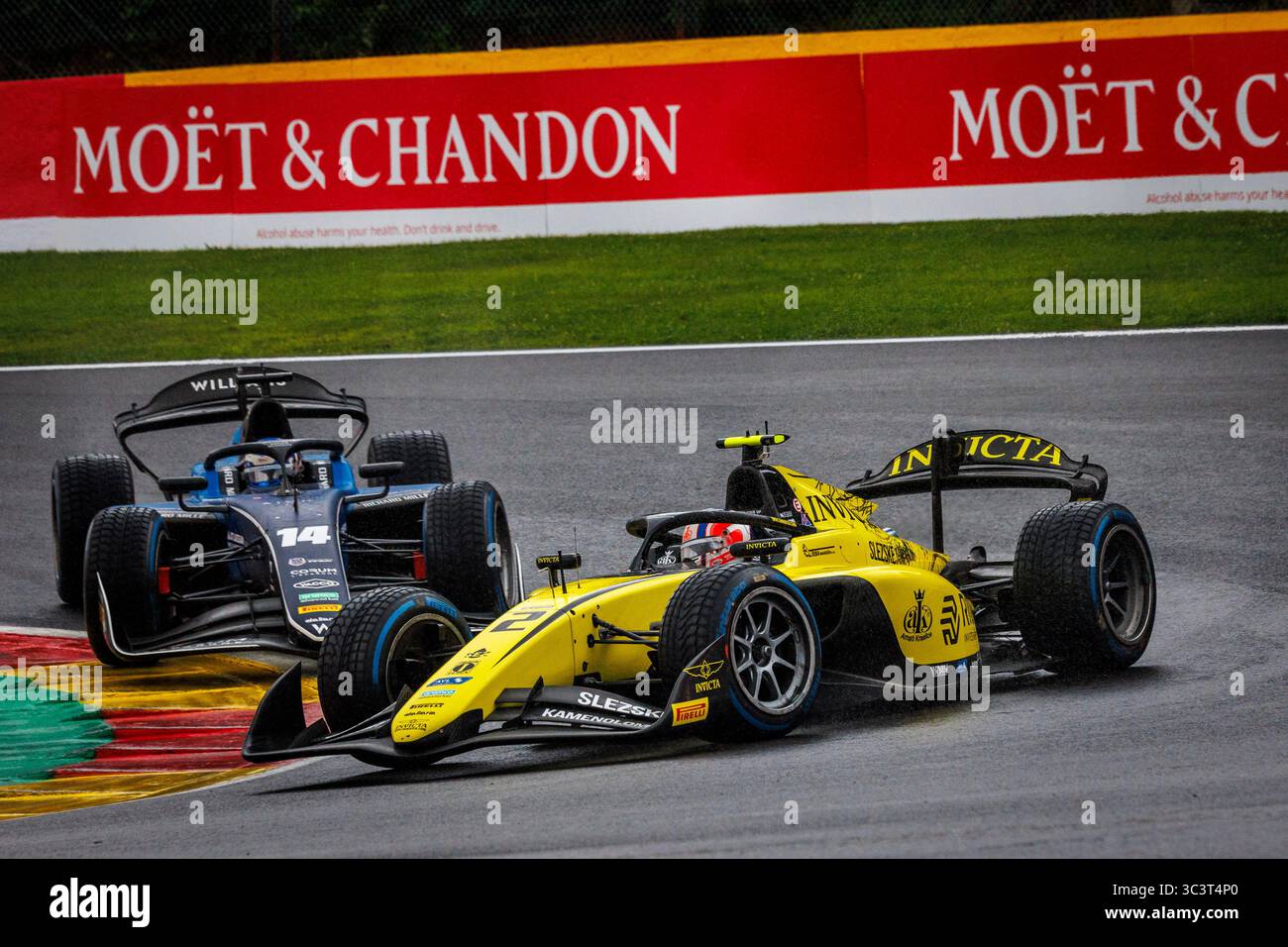 02 STANEK Romane (cze), Invicta Racing, Dallara F2 2024, action during ...