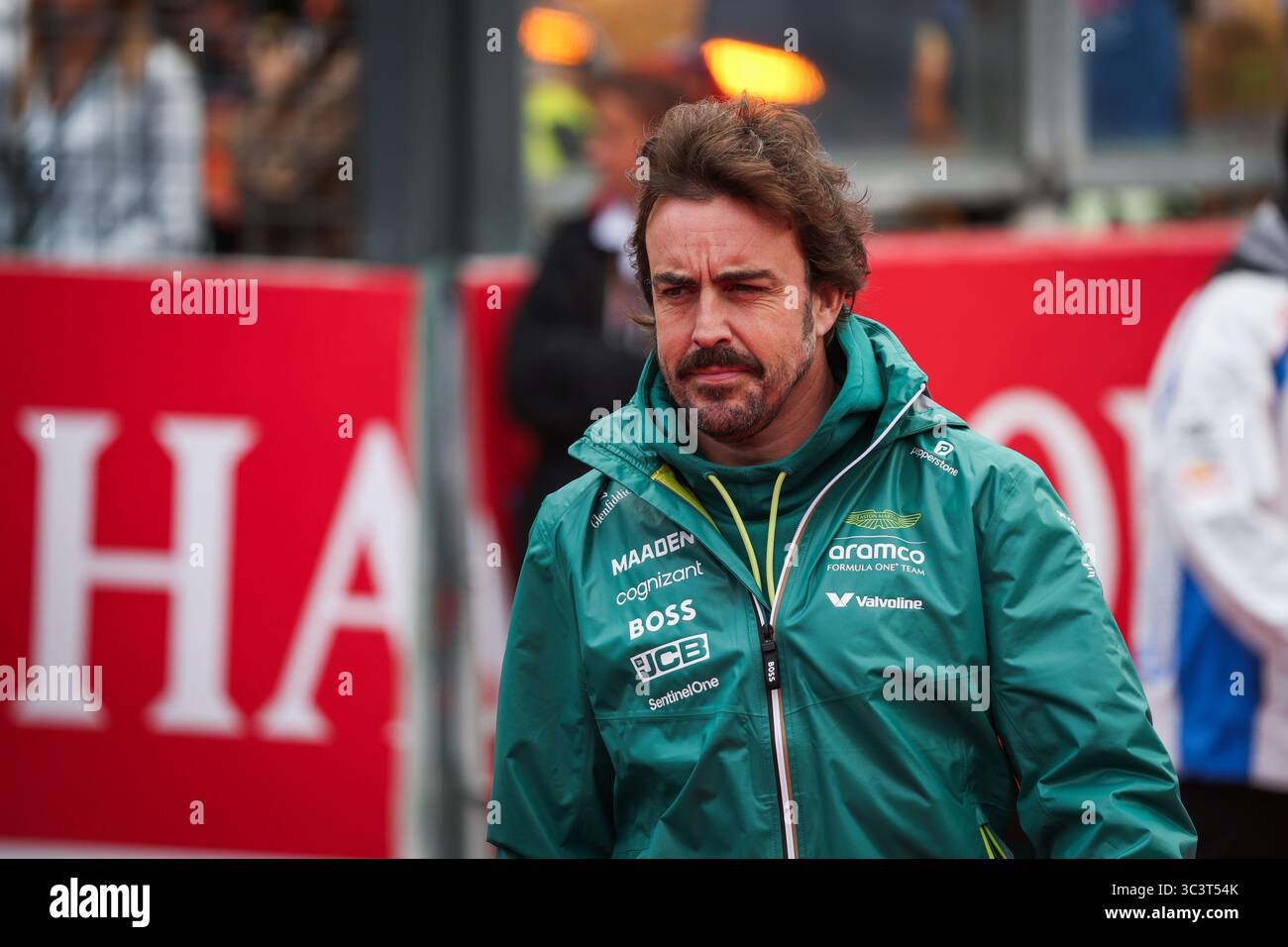 ALONSO Fernando (spa), Aston Martin F1 Team AMR25, portrait during the 2025 Formula 1 Belgian ...