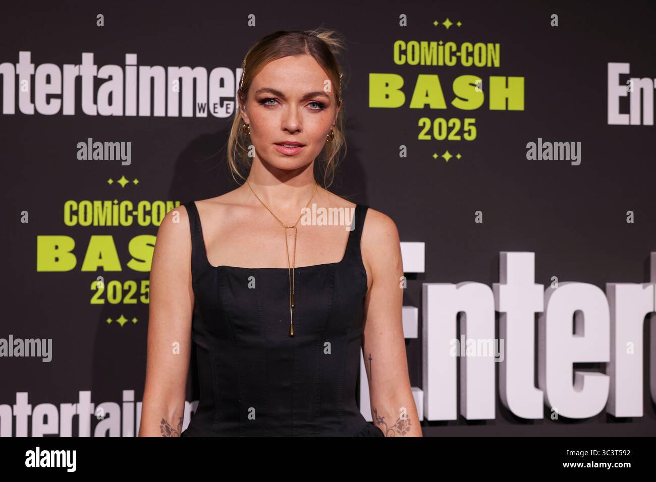 Jess Bush attends Entertainment Weekly's Comic-Con Bash on Saturday, July 26, 2025, in San Diego ...