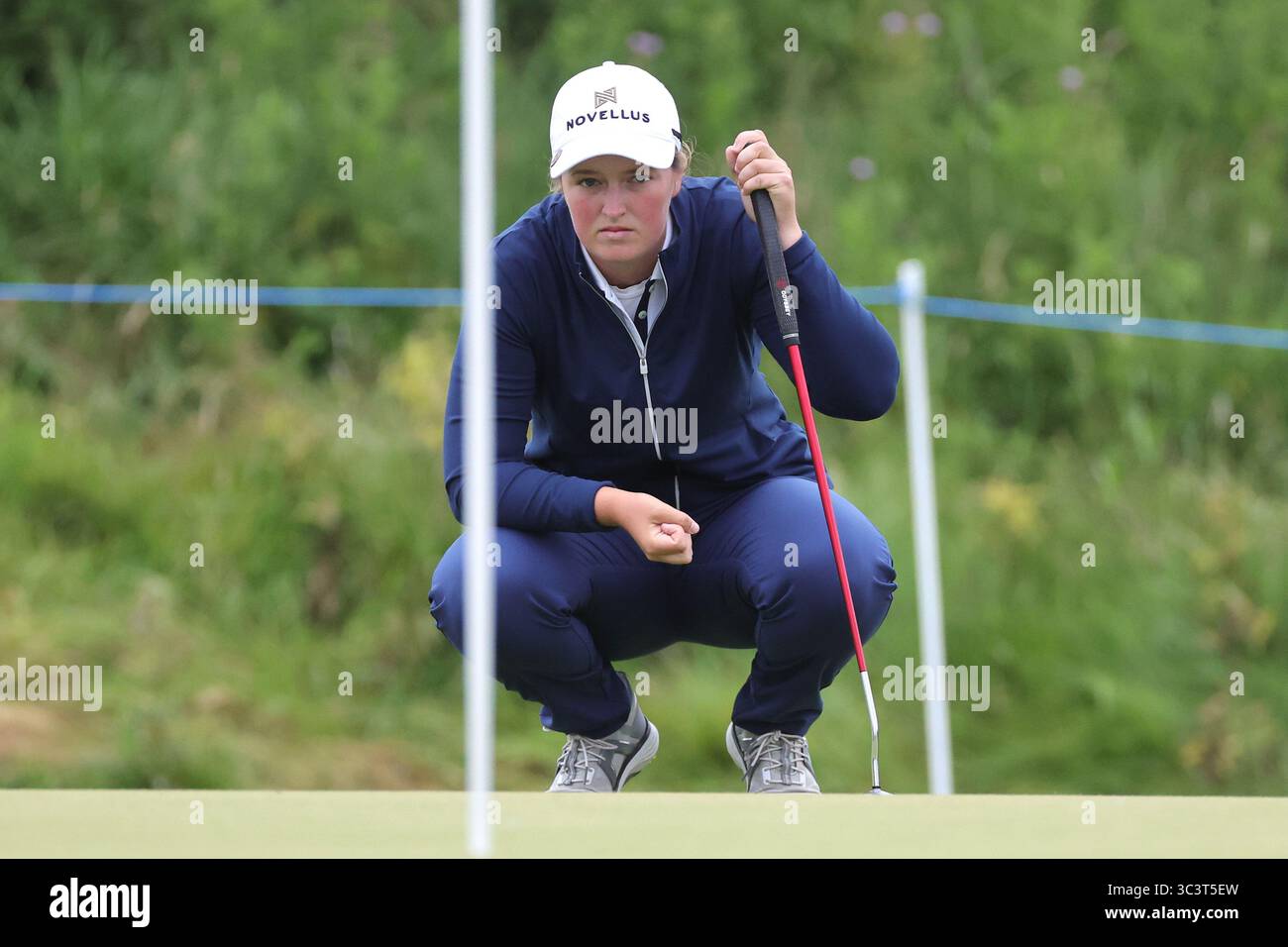 England's Lottie Woad on the 1st green during day four of the ISPS ...