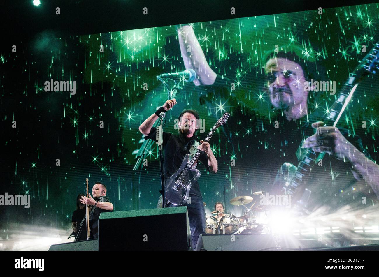 Gojira performing at Release Athens Festival in Plateia Nerou / Greece ...