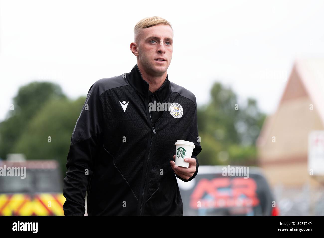 PAISLEY, SCOTLAND - July 27: St Mirren's Killian Phillips arrives ahead ...