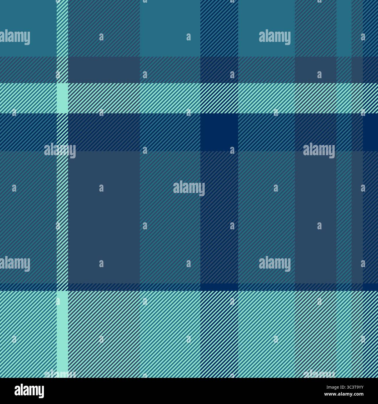 Serene teal and navy plaid pattern. Perfect for textile design, website ...