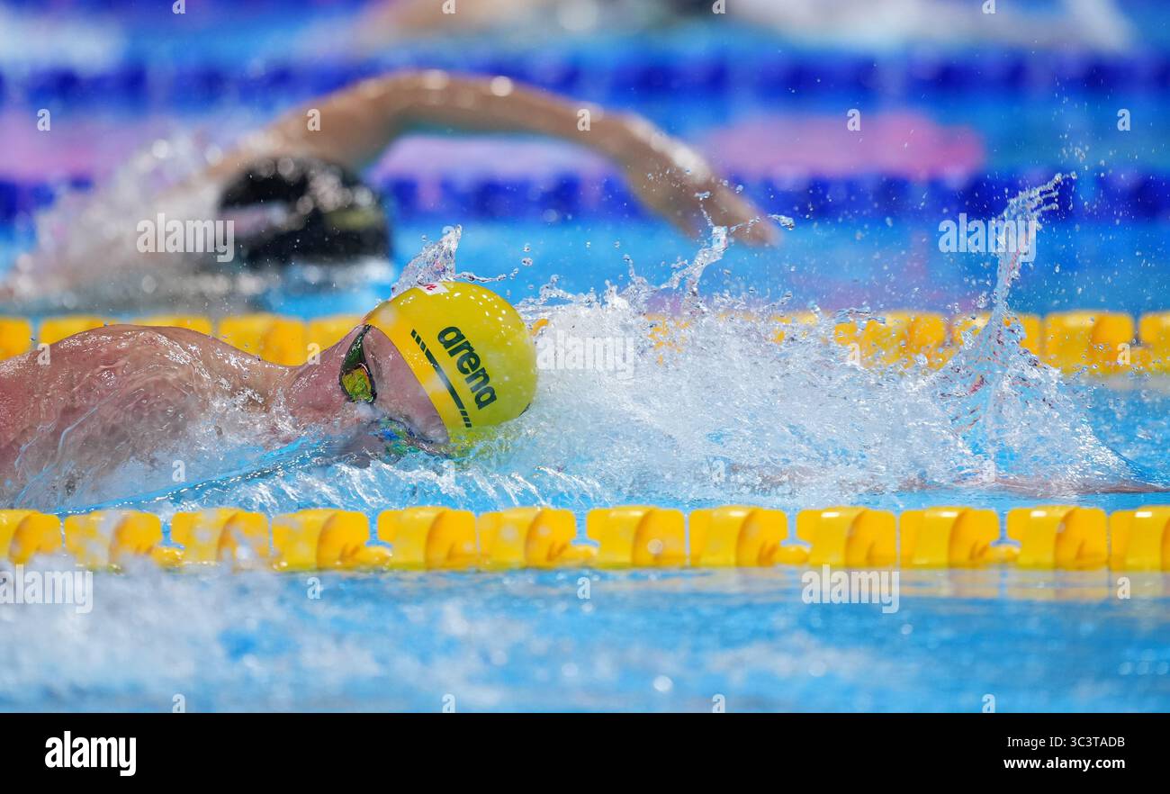 (250727) -- SINGAPORE, July 27, 2025 (Xinhua) -- Samuel Short of ...